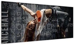 Street dance - obraz (100x40cm)