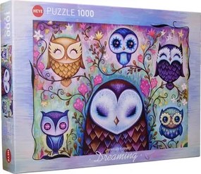 HEYE Puzzle Dreaming: Velká sova / 1000 dílků / 50 x 70 cm