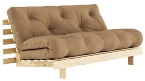 sofa ROOT by Karup - 160*200 cm raw (bezbarvé) + futon mocca 755