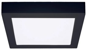 Solight WD173-B- LED Stropní svítidlo LED/18W/230V 3000/4000/6000K černá hranatý