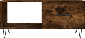 vidaXL Konferenční stolek 90 x 50 x 40 cm kompozitní dřevo [829209] Barva: bílá s vysokým leskem