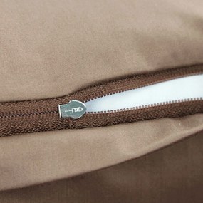 Saténový povlak na polštář Chocolate Touch - GOTS Velikost: 40 x 40