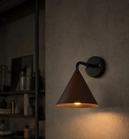 NS 235CO Venkovní nástěnné svítidlo SIGRID 235 E27 7,3W 2700K LED měď - NORLYS