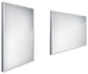 Nimco Zrcadla - Zrcadlo s LED osvětlením, 500x700 mm, hliník ZP 13001