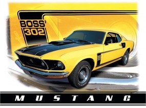 Plechová cedule Ford Mustang Boss 302