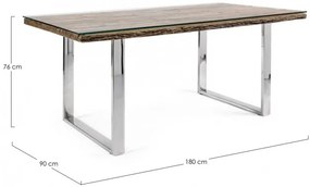 BIZZOTTO jídelní stůl STANTON 180x90 cm 0746510