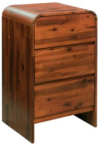 245194 vidaXL Komoda se zásuvkami masivní akáciové dřevo 45 x 37 x 75 cm