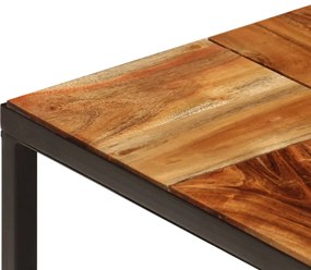 vidaXL Konferenční stolek 110 x 60 x 40 cm masivní akácie a ocel