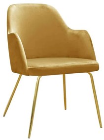 ArtStyl Židle s područkami Caprice ideal gold
