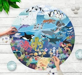 RIDLEY'S GAMES Kulaté puzzle Pro milovníky oceánů / 1000 dílků / průmě