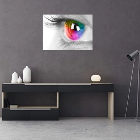Obraz - Oční duhovka (70x50 cm)