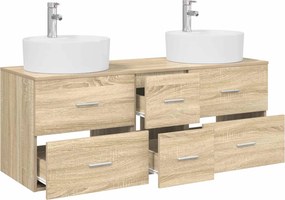 Sada koupelnového nábytku 3 ks Dub sonoma 49,5 x 44,5 x 65 cm 3405885