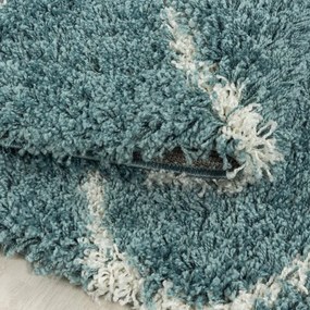 Vopi | Kusový koberec Salsa shaggy 3201 blue - 280 x 370 cm