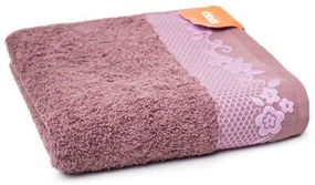 Bavlněný ručník Bjork 70x140 cm fialový