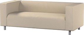 Potah na pohovku IKEA Klippan 2-místná barva béžová látka pletený vzor