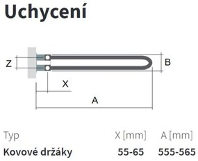 Isan Space 1275 x 515 mm koupelnový prostorový radiátor bílý