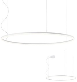 Redo Závěsné LED svítidlo ORBIT ø 150 cm, 4000K Barva: Bílá, Stmívání, řízení: DALI