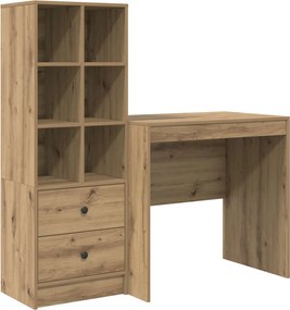 Stůl Artisanový dub 125,5 x 50 x 127 cm 2 ks 3337360