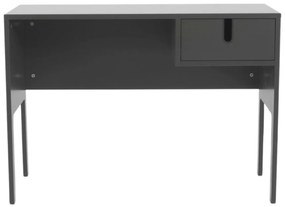 OnaDnes -20% Matně šedý lakovaný pracovní stůl Tenzo Uno 105 x 50 cm