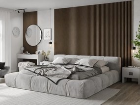 Mexen Lam-B, akustické stěnové lamely 275 × 30 cm, HDF deska 4 mm, technická dýha, ořech kakaový, S100-275307-3015-018