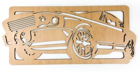 Dřevěná dekorace Ford Mustang
