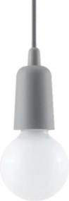 Sollux Lighting Závěsné svítidlo DIEGO 1 šedé