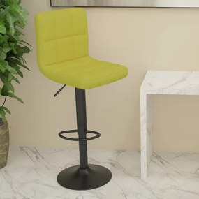 Barová židle zelená textil 334277