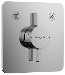 Hansgrohe DuoTurn Q - Baterie pod omítku, pro 2 spotřebiče, chrom 75414000