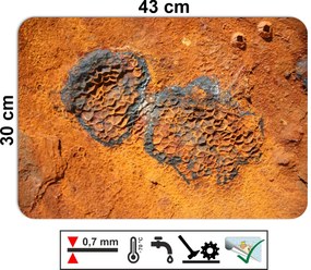 PokojovaDekorace.cz, Prostírání rezavý kov - 661, 43x30cm
