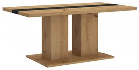Falco Konferenční stolek BORIS artisan/černý pruh