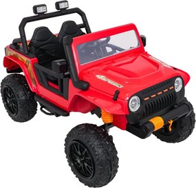 Elektrické autíčko Jeep Monster červené