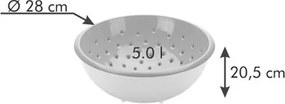 TESCOMA Cedník s mísou VITAMINO ø 28 cm, 5,0 l