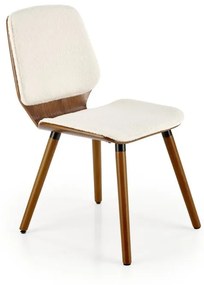 Halmar Jídelní židle K511 cream / walnut