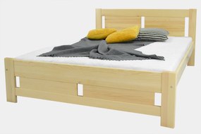 Via-nábytek Postel KORA masiv borovice Povrchová úprava postele: Mooení odstín dub Rozměry postele: 140 x 200