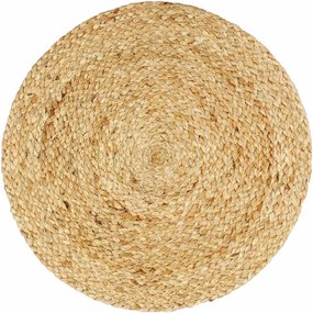 Prostírání 6 ks přírodní 38 cm kulaté juta 133835