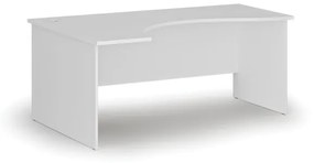 Ergonomický kancelářský pracovní stůl PRIMO WHITE, 1800 x 1200 mm, levý, bílá