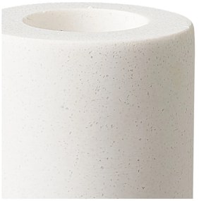 House Nordic Set dvou svícnů CANDLE HOLDER bílý