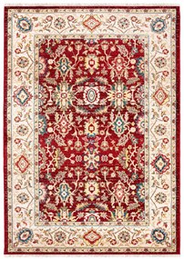 Kusový koberec Baron krémově červený 200x305cm