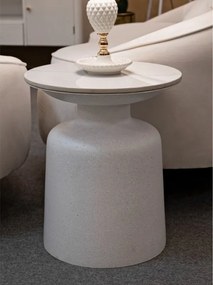 Designový konferenční stolek Lahahana 40 cm bílý
