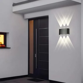 Brilagi - LED Venkovní nástěnné svítidlo FLAREBOX LED/6W/230V černá IP65