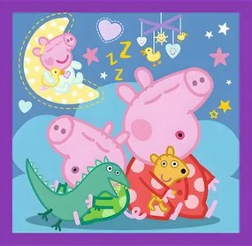 TREFL Puzzle Prasátko Peppa: Zvyky 3v1 / 20, 36, 50 dílků / 20 x 19,5