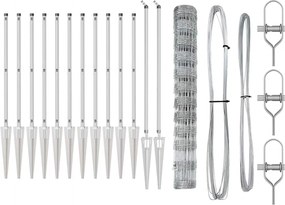 Svařované drátěné ploty s hroty 25 x 1,2 m Pozinkovaná ocel 3351428