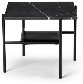 Odkládací stolek Stone z mramorové desky Barva mramoru:: černá, Rozměry:: 38x43x43cm