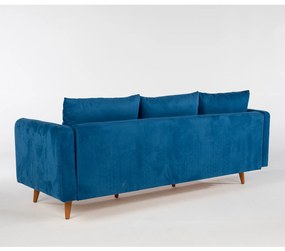 Atelier del Sofa 3-místná pohovka Sofia - Dark Blue, Tmavá Modrá