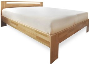 Oak´s Dubová postel Duos 2,5 cm masiv cink - 180x200 cm