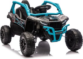 LEAN CARS Elektrické autíčko na baterie Kawasaki JS330 24V5Ah černo-modré