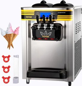 Komerční výrobník zmrzliny, výtěžnost 22-30 l/h, 2350 W