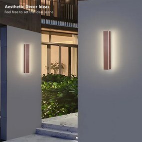 Brilagi - LED Venk. nást. svít. LINEAR LED/8W/230V 3000K IP65 30 cm hnědá CRI 90