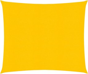 Plachta proti slunci 160 g/m² čtverec žlutá 5 x 5 m HDPE 311553