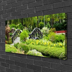 Obraz na plátně Botanická Zahrada Most Umění 120x60 cm